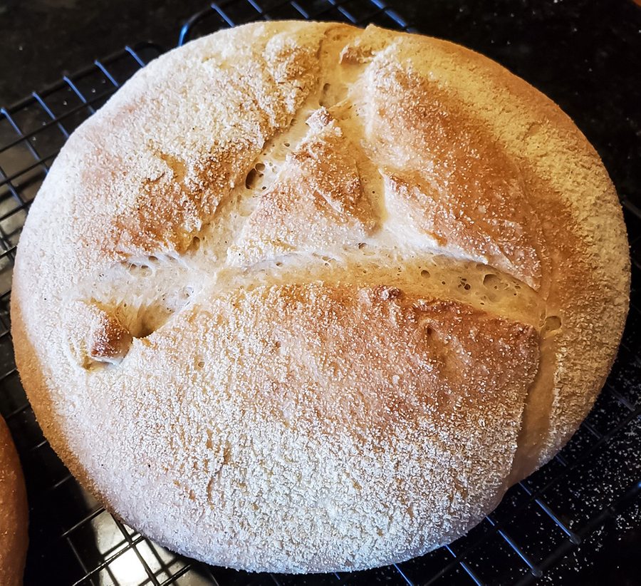 Moroccan-style Semolina Bread - Chef Dr. Mike